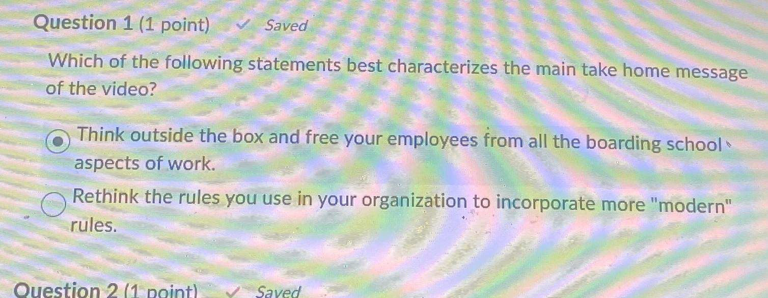 Solved Question 1 (1 ﻿point)SavedWhich of the following | Chegg.com