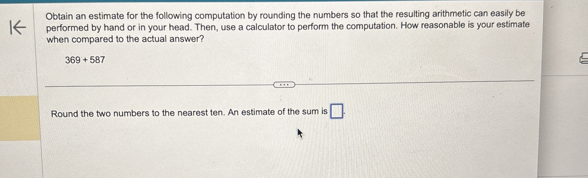 Solved Obtain an estimate for the following computation by | Chegg.com