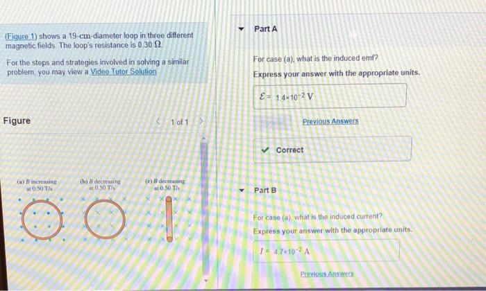 Solved Part A-D: [solved]Part E: for case (b) what is the | Chegg.com