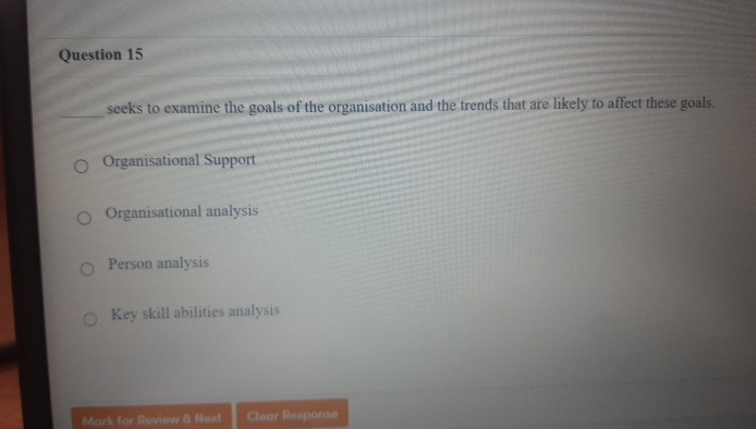 Solved Question 15 q,seeks to examine the goals of the | Chegg.com