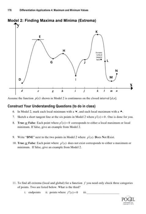 176 Differentiation Applications 4: Maximum and | Chegg.com