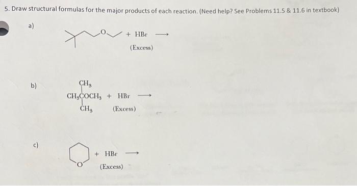 Solved 1. Write IUPAC and common names for these ethers:4. | Chegg.com
