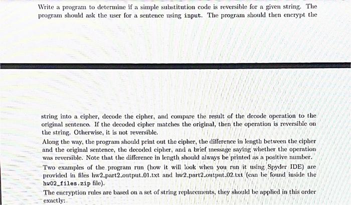Solved Write a program to determine if a simple substitution | Chegg.com