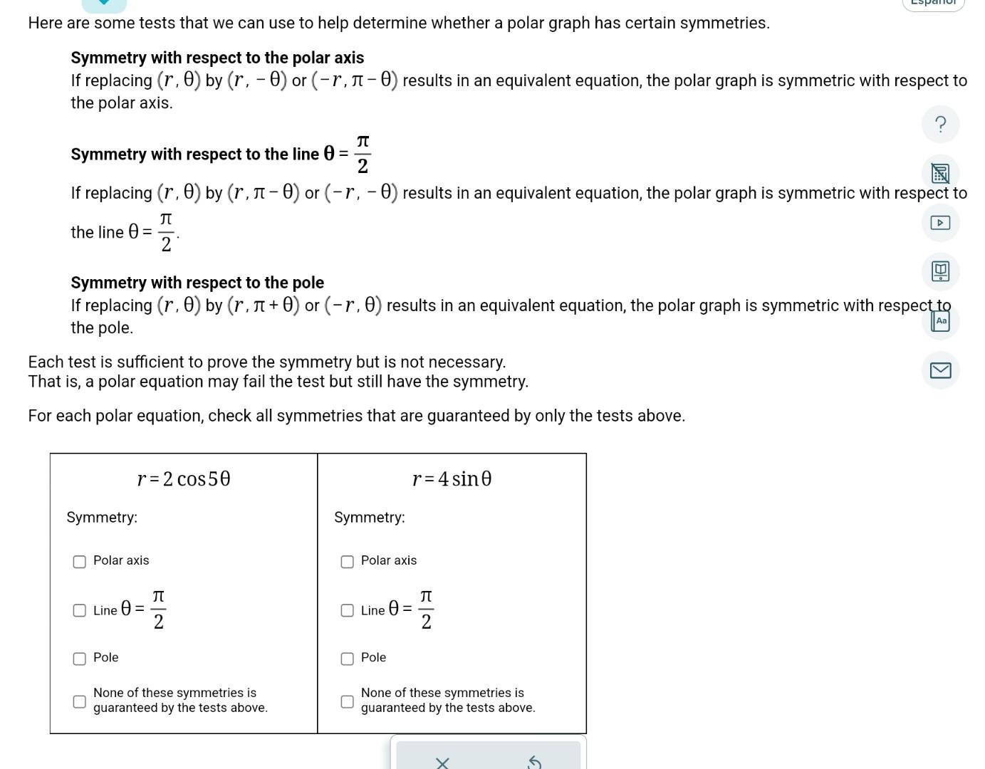 Solved Here are some tests that we can use to help determine | Chegg.com