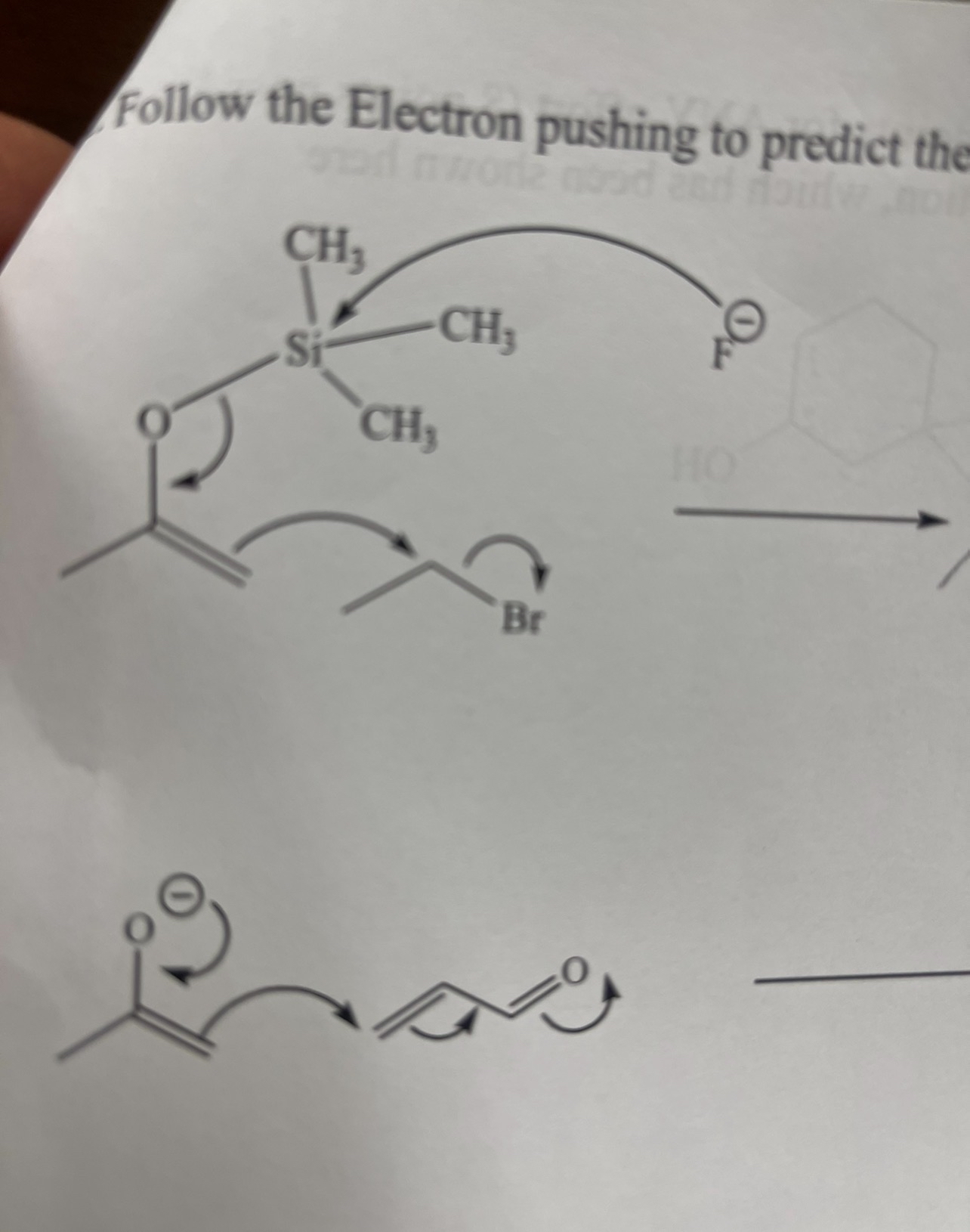 Solved Follow the Electron pushing to predict the Products | Chegg.com