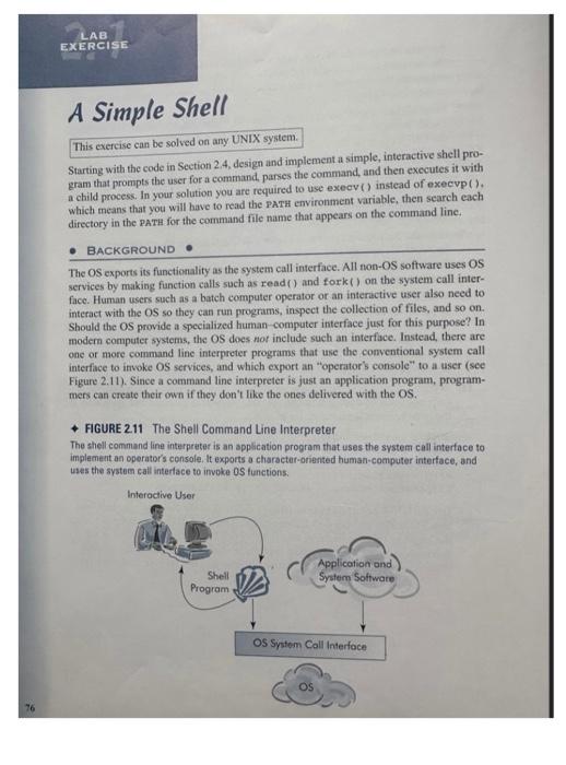 Solved The project must be implemented on Linux platforms | Chegg.com