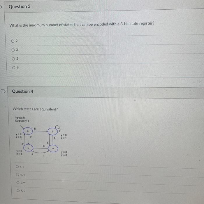 Solved A sequential circuit's output is dependent on the | Chegg.com