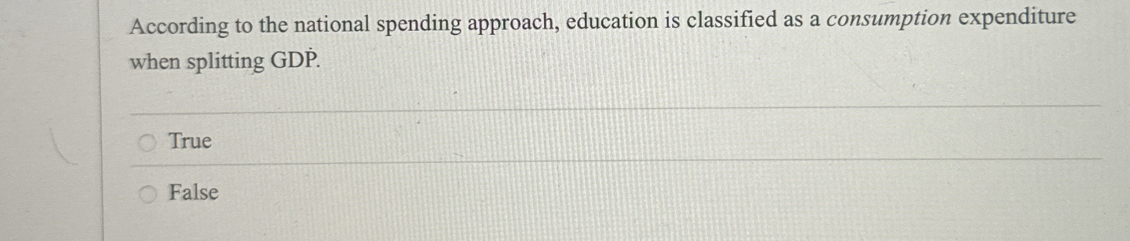 Solved According to the national spending approach, | Chegg.com
