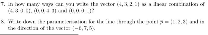 Solved 7. In how many ways can you write the vector | Chegg.com