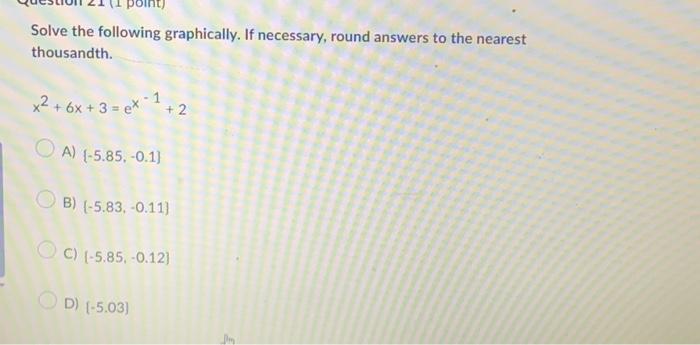 Solved Solve the following graphically. If necessary, round | Chegg.com