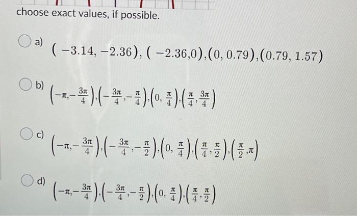 Solved State the intervals where the graph of y= sec(2x) is | Chegg.com