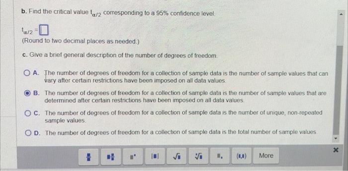 Solved Refer to the accompanying data display that results | Chegg.com
