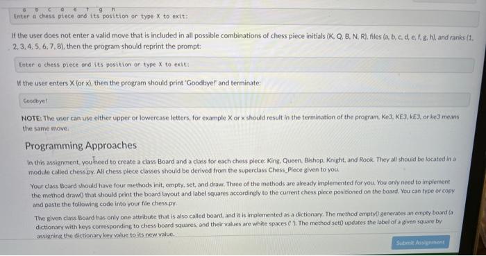 Solved In this assignment you will write a program that | Chegg.com