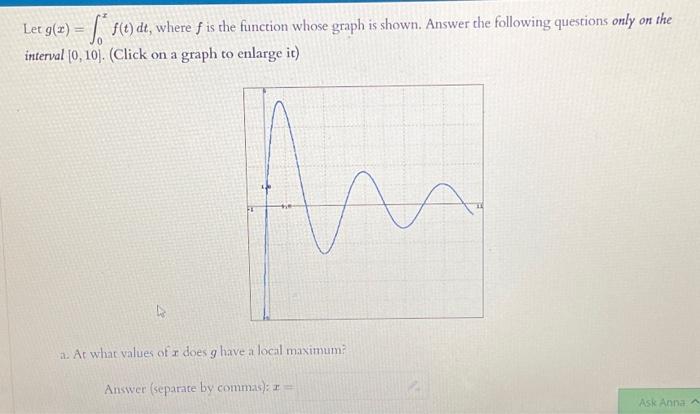 Solved Suppose f(x) is a continuous function satisfying | Chegg.com