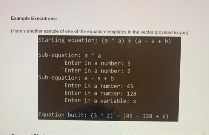 Solved Create a program that will recursively build an | Chegg.com
