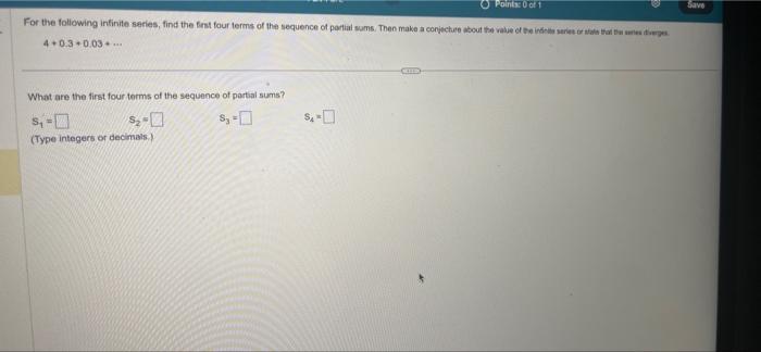 Solved Consider the infinite series ∑k=1∞k1. Evaluate the | Chegg.com