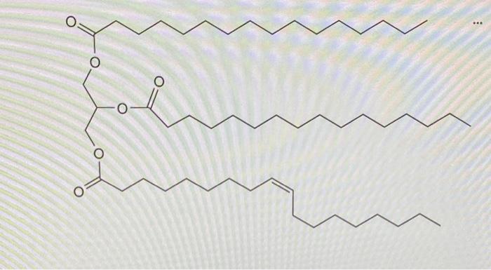 Solved Draw the products when the following triglycerol | Chegg.com