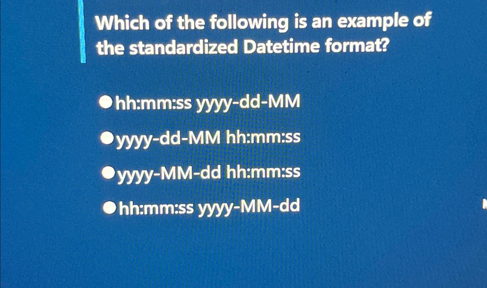 Solved Which of the following is an example of the | Chegg.com