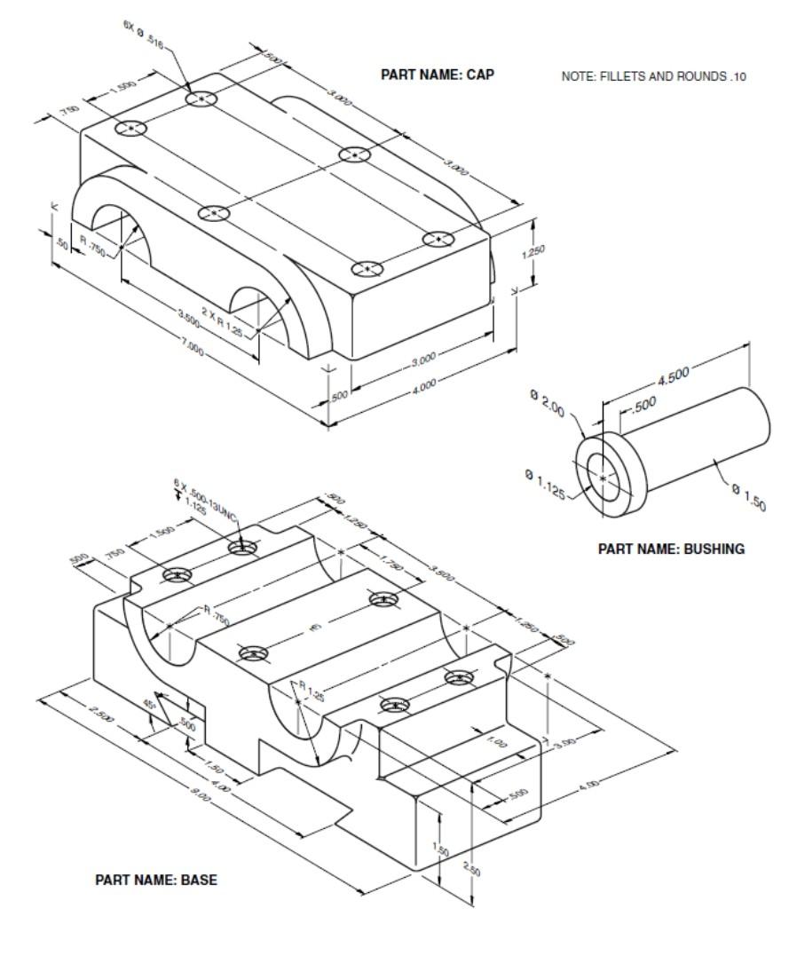 Note: Draw a 20 mm line and a 1-inch line at the top | Chegg.com