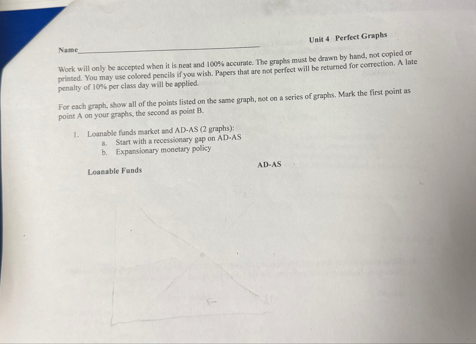 Solved Unit 4 ﻿Perfect GraphsNameWork will only be accepted | Chegg.com