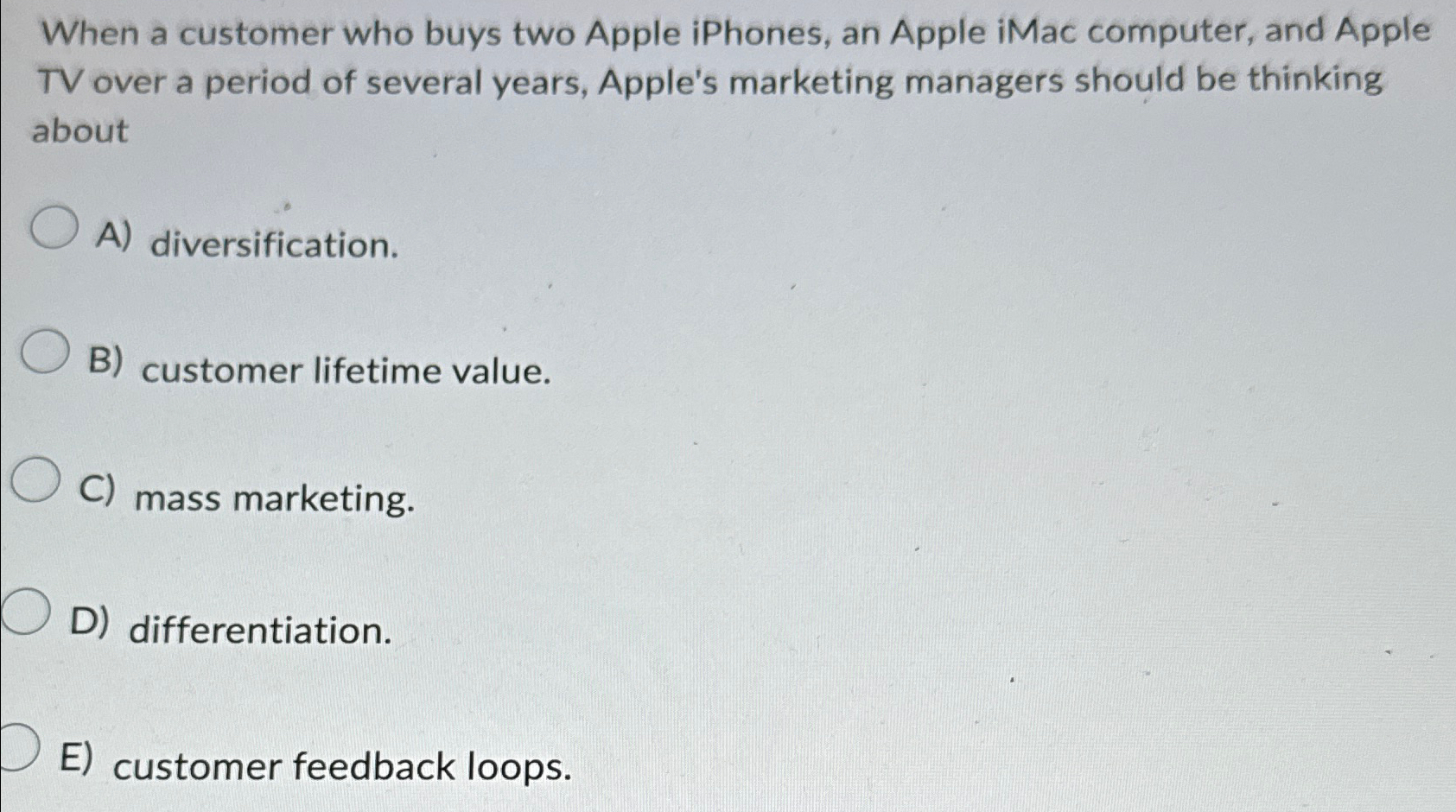 Solved When a customer who buys two Apple iPhones, an Apple | Chegg.com