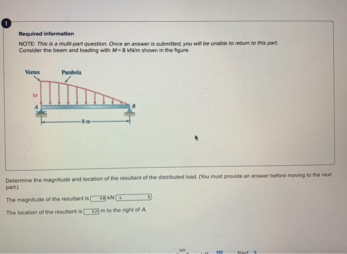 Solved Required information NOTE: This is a multi-part | Chegg.com