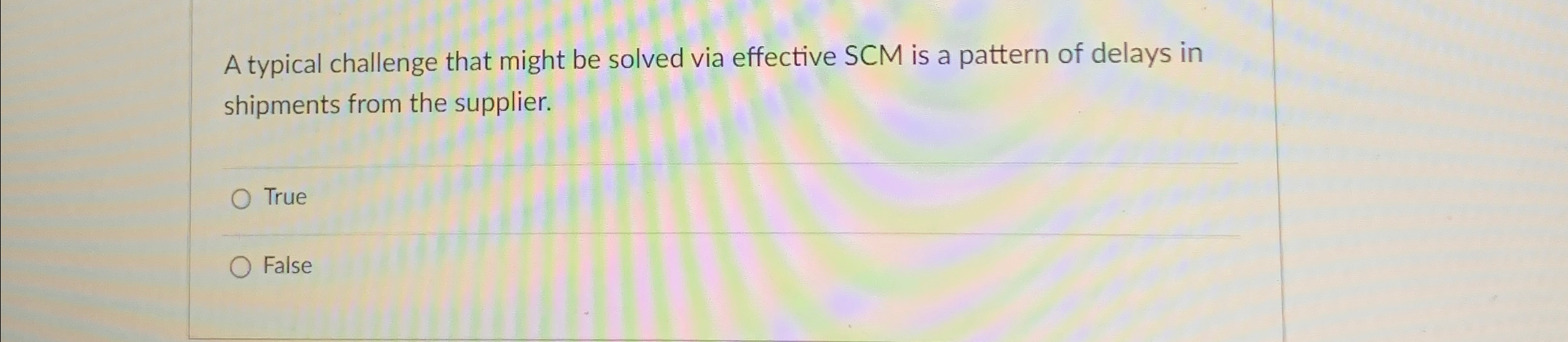 Solved A typical challenge that might be solved via | Chegg.com