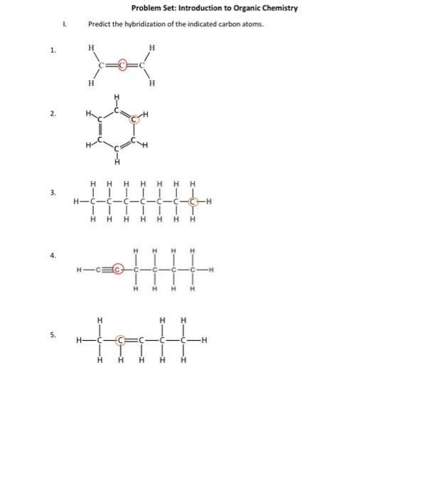 Solved Problem Set: Introduction to Organic Chemistry | Chegg.com