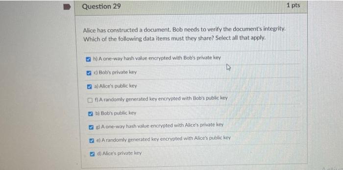 Solved Using the Diffie-Hellman algorithm: Ob) each | Chegg.com