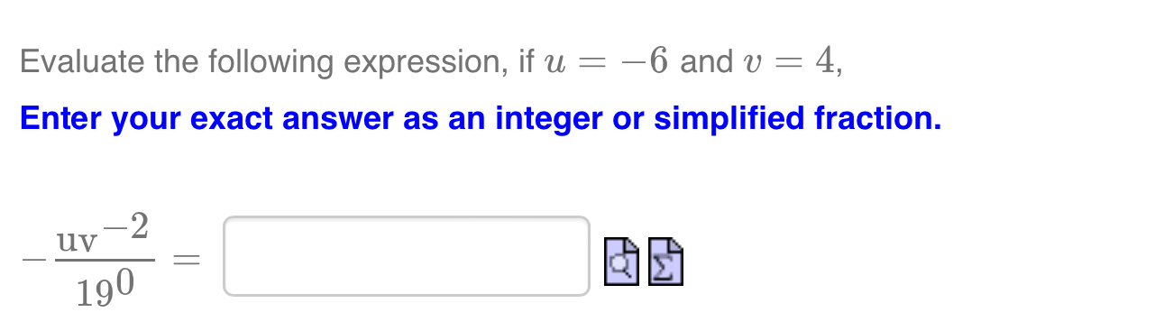 Solved Evaluate the following expression, if u=-6 ﻿and | Chegg.com