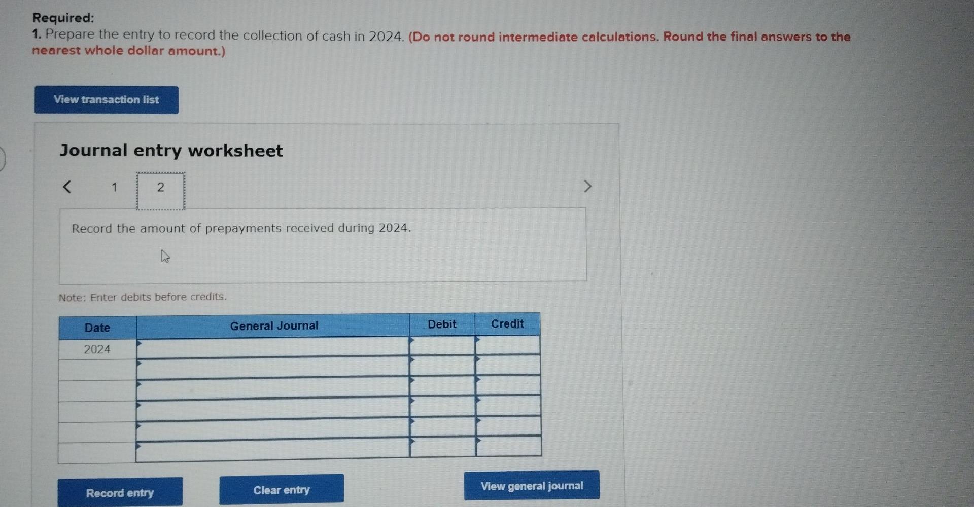 Solved \r\n\r\n\r\n\r\n2. Determine the balance in Unearned | Chegg.com
