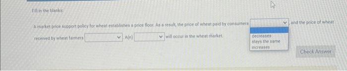 Solved need to fill im all 3 blanks with decreases/stays the | Chegg.com