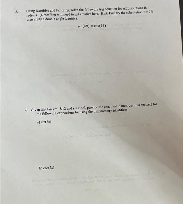 Solved 3. Verify the following trigonometric identity: | Chegg.com