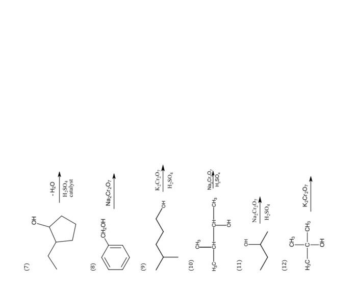 Solved Draw the products of the following reactions. In the | Chegg.com