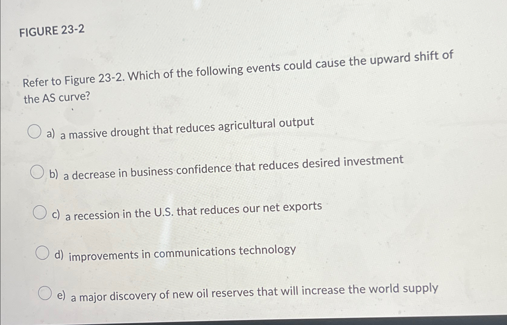 Solved FIGURE 23-2Refer to Figure 23-2. ﻿Which of the | Chegg.com