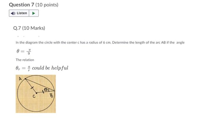 Solved Question 7 (10 points) Listen Q.7 (10 Marks) In the | Chegg.com