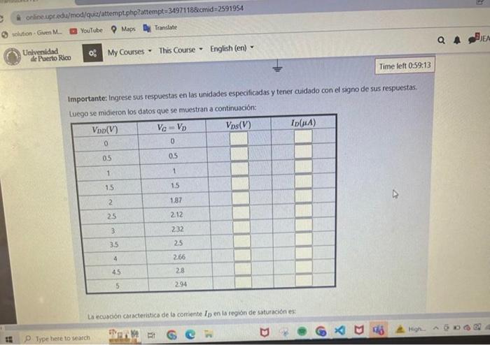 In the FET transistors experiment, a CD4007 | Chegg.com