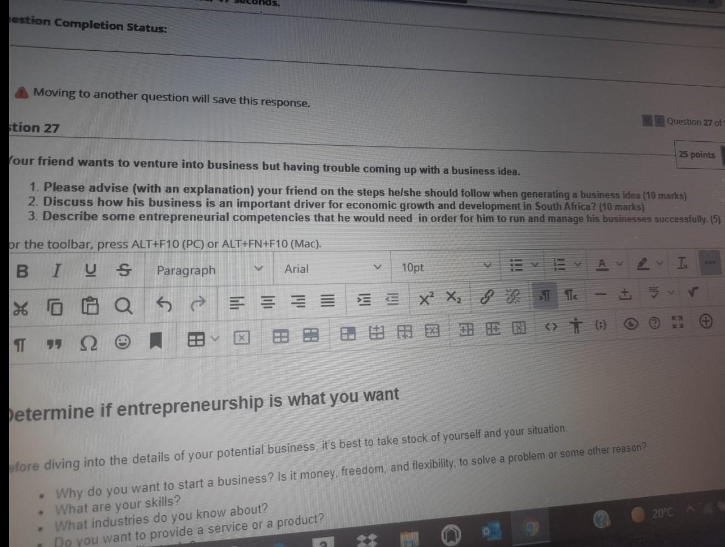 Solved estion Completion Status: Moving to another question | Chegg.com