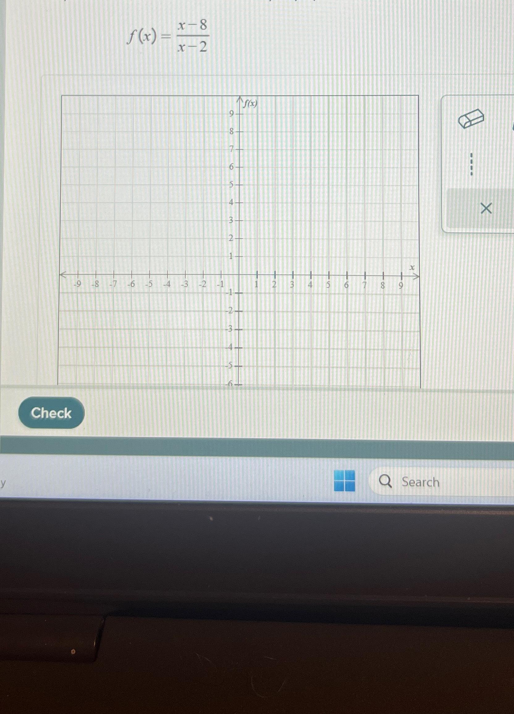 Solved f(x)=x-8x-2Search | Chegg.com