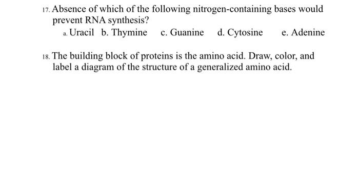 Solved Questions: 1. What is the basic unit of all living | Chegg.com