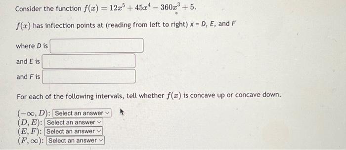 Solved Given the function g(x)=6x3+9x2−36x, find the first | Chegg.com