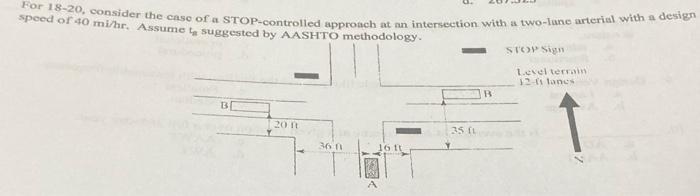 Solved For 18−20, consider the case of a STOP-controlled | Chegg.com