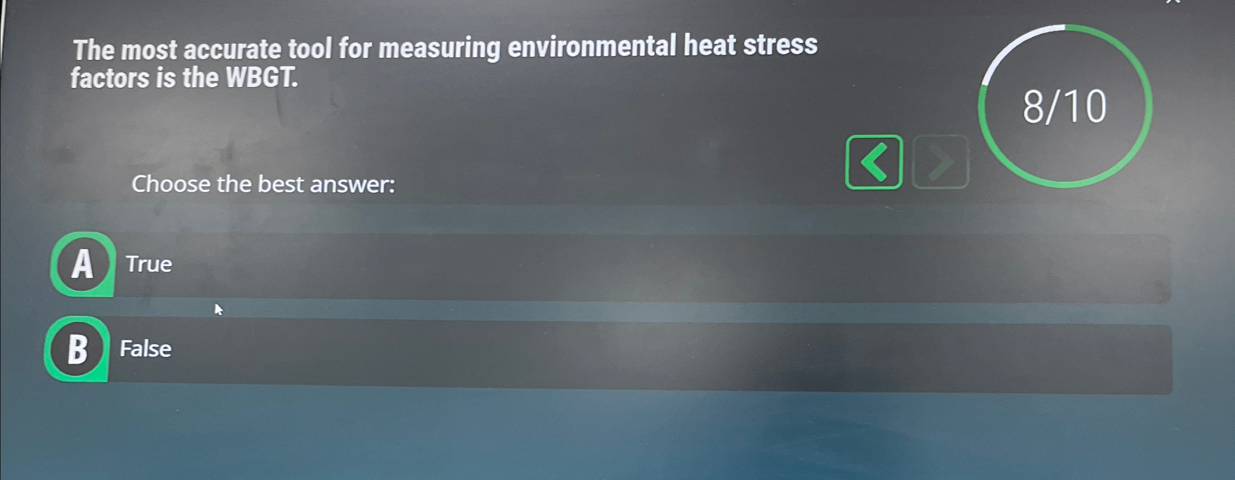 Solved The most accurate tool for measuring environmental | Chegg.com