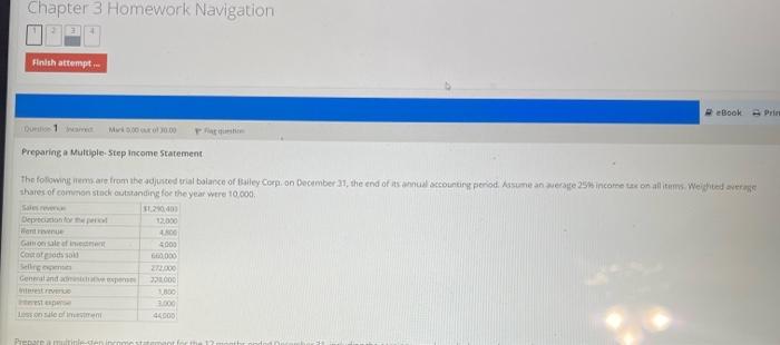 Solved Preparing a Muttiple- Step income Statement: shares | Chegg.com