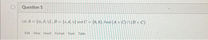 Solved Find the following cardinality: (a) | Chegg.com