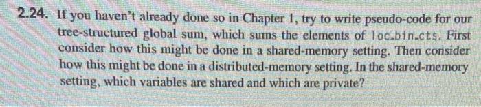 CHAPTER 1 Why Parallel Computing? An efficient | Chegg.com CHAPTER 1 Why Parallel Computing? An efficient | Chegg.com