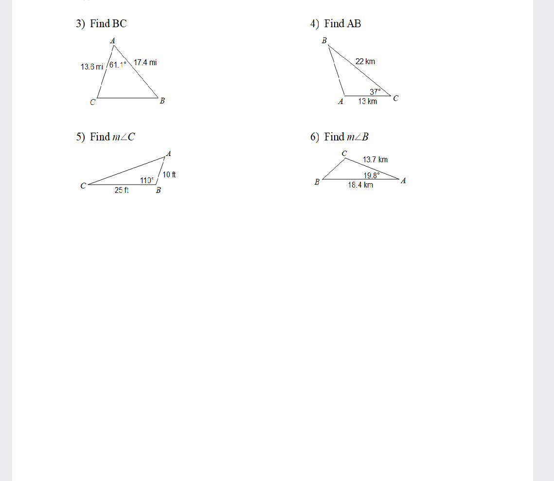 Solved Find BCFind ABFind m?CFind m?B | Chegg.com