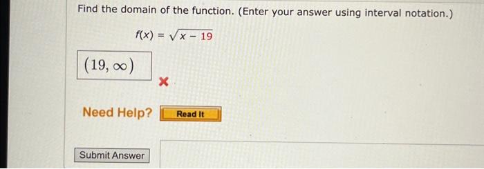Solved h(x)=x(x−2)x−1Find the domain of the function. (Enter | Chegg.com