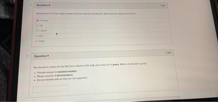 Solved You are given a 5.2 ml copper sample that has a | Chegg.com