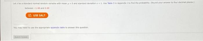 Solved Letz be a standard normal rondom variable with mean | Chegg.com